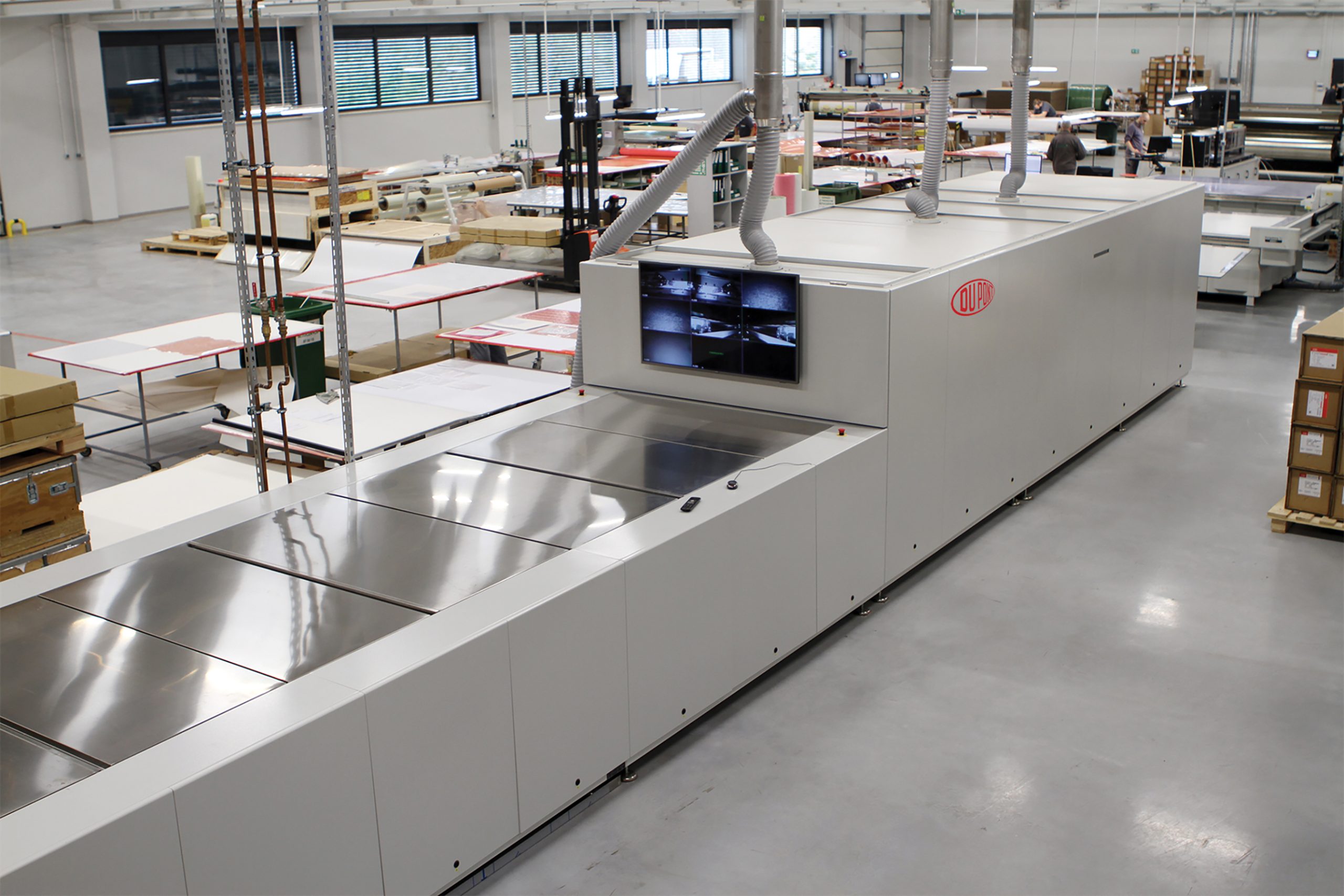 Die Produktionslinie Cyrel 3000 - Chespa - printing inks, clichees ...